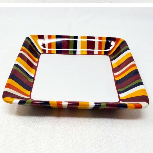 Pampered Chef | Kitchen | The Pampered Chef Square Striped Serving ...